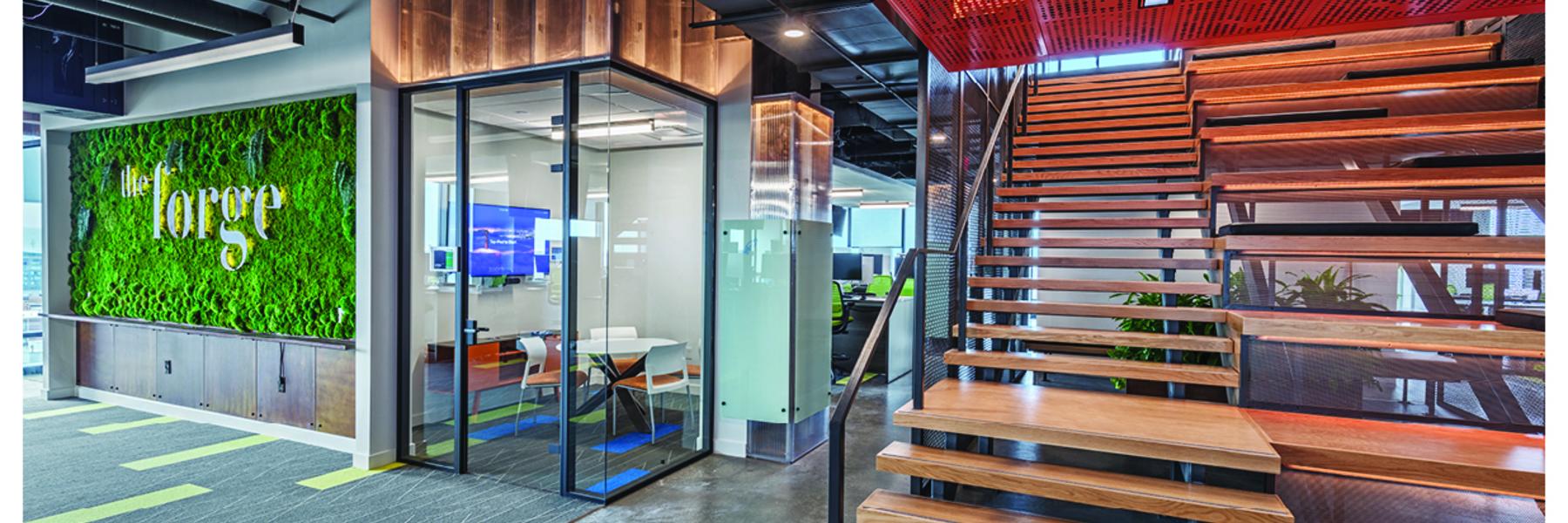 Two-floor office buildout for Accenture