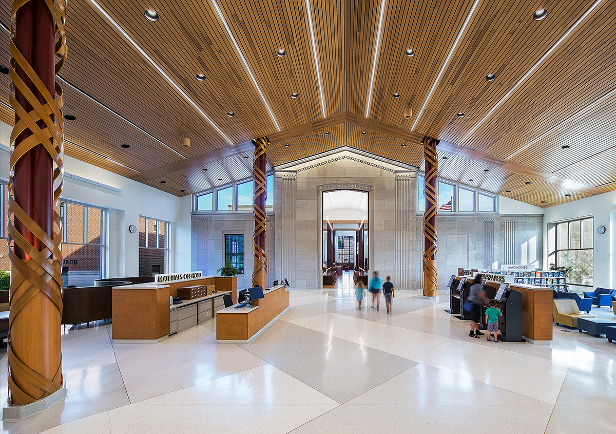 Historic Preservation and Addition of Haish Public Library in Dekalb