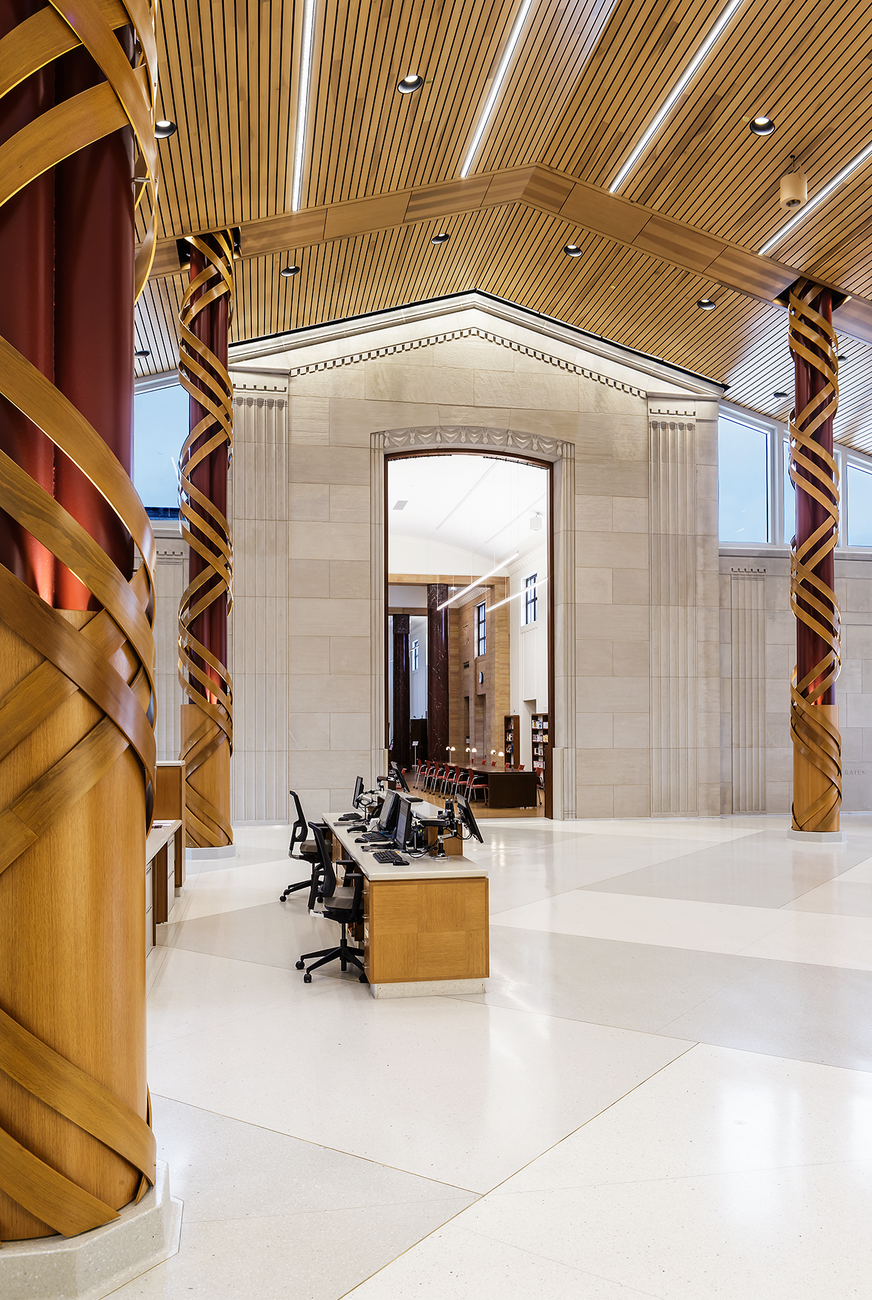 Historic Preservation and Addition of Haish Public Library in Dekalb